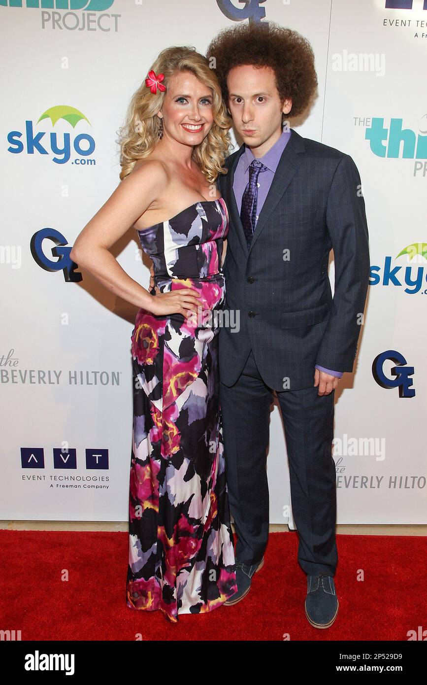 Actors Josh Sussman and Tess Hunt attend the 4th Annual Thirst Gala ...