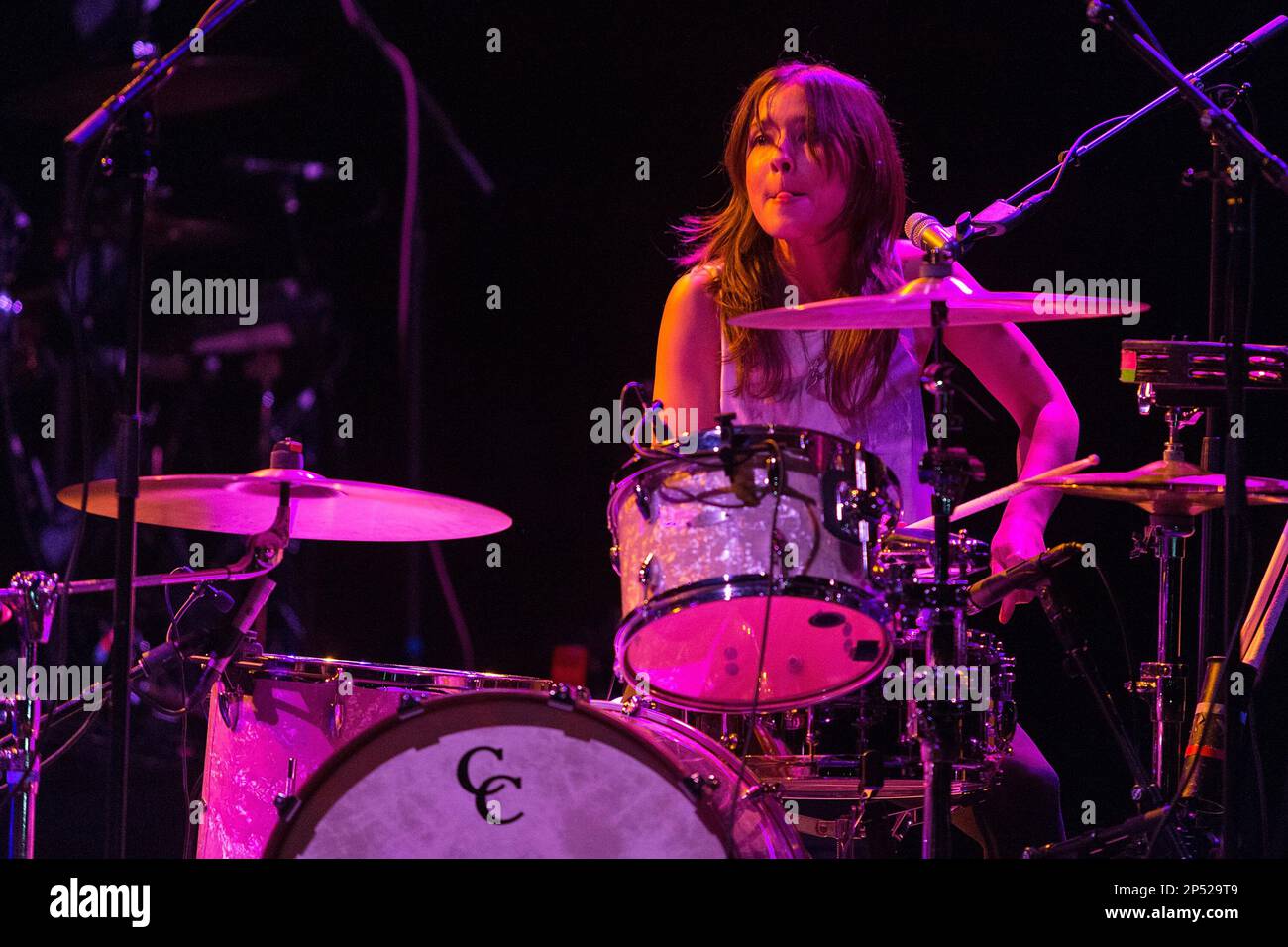 Maya Tuttle of The Colourist performs on stage at The Wiltern on July ...