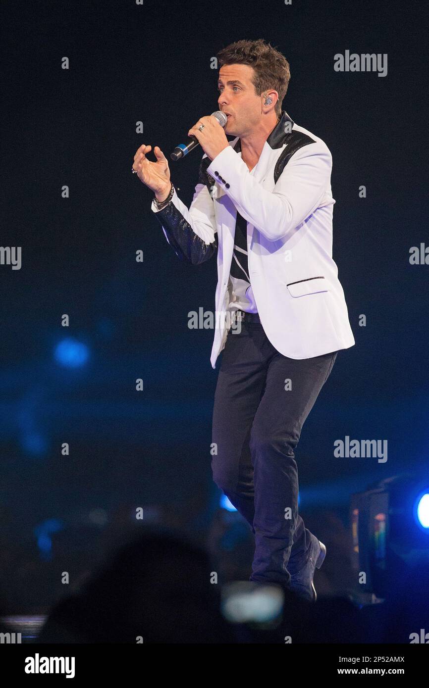 Singer Joey McIntyre of New Kids on the Block performs on stage at ...