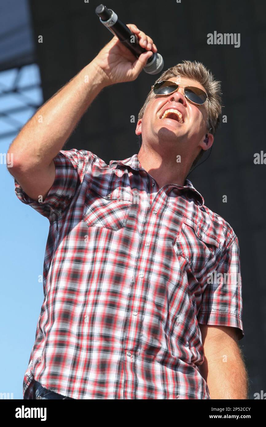 Richie McDonald of Lonestar performs on stage during the 2013 ...