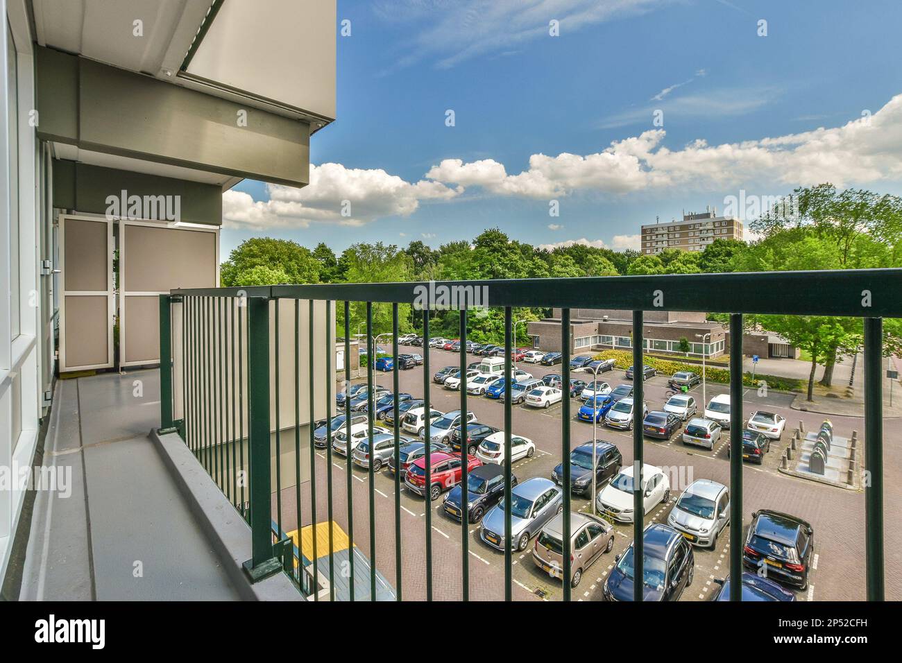 Parking lot railing hi-res stock photography and images - Alamy