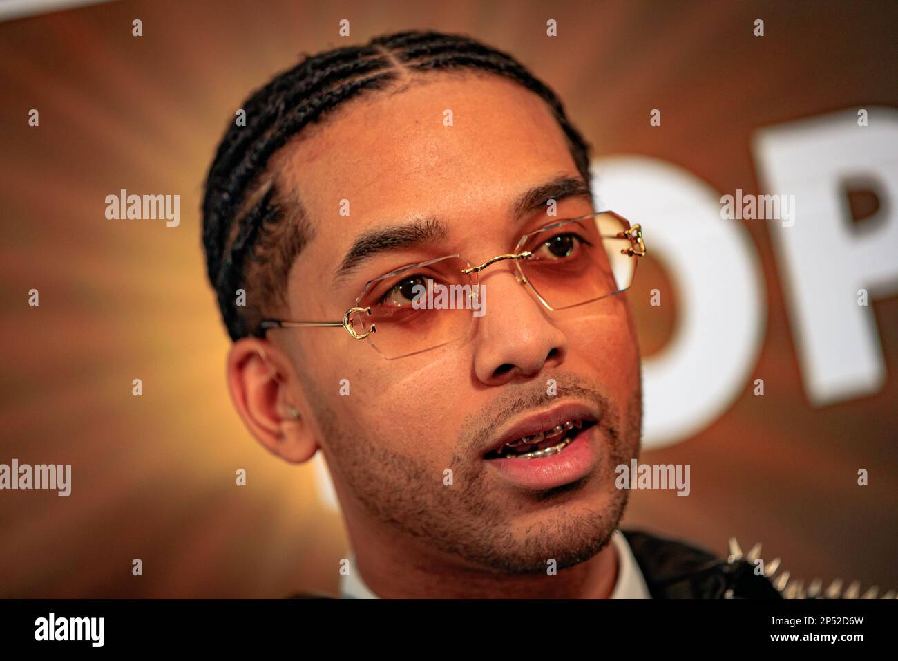 LEUSDEN - 06/03/2023, Sor Bae Deaf no.1 / no.2 / no.3 on the red carpet ...