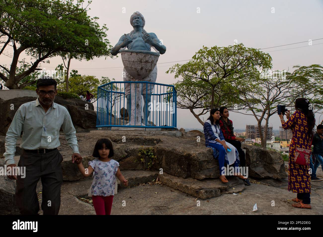 People enjoy themselves in a park in Ranchi Stock Photo - Alamy