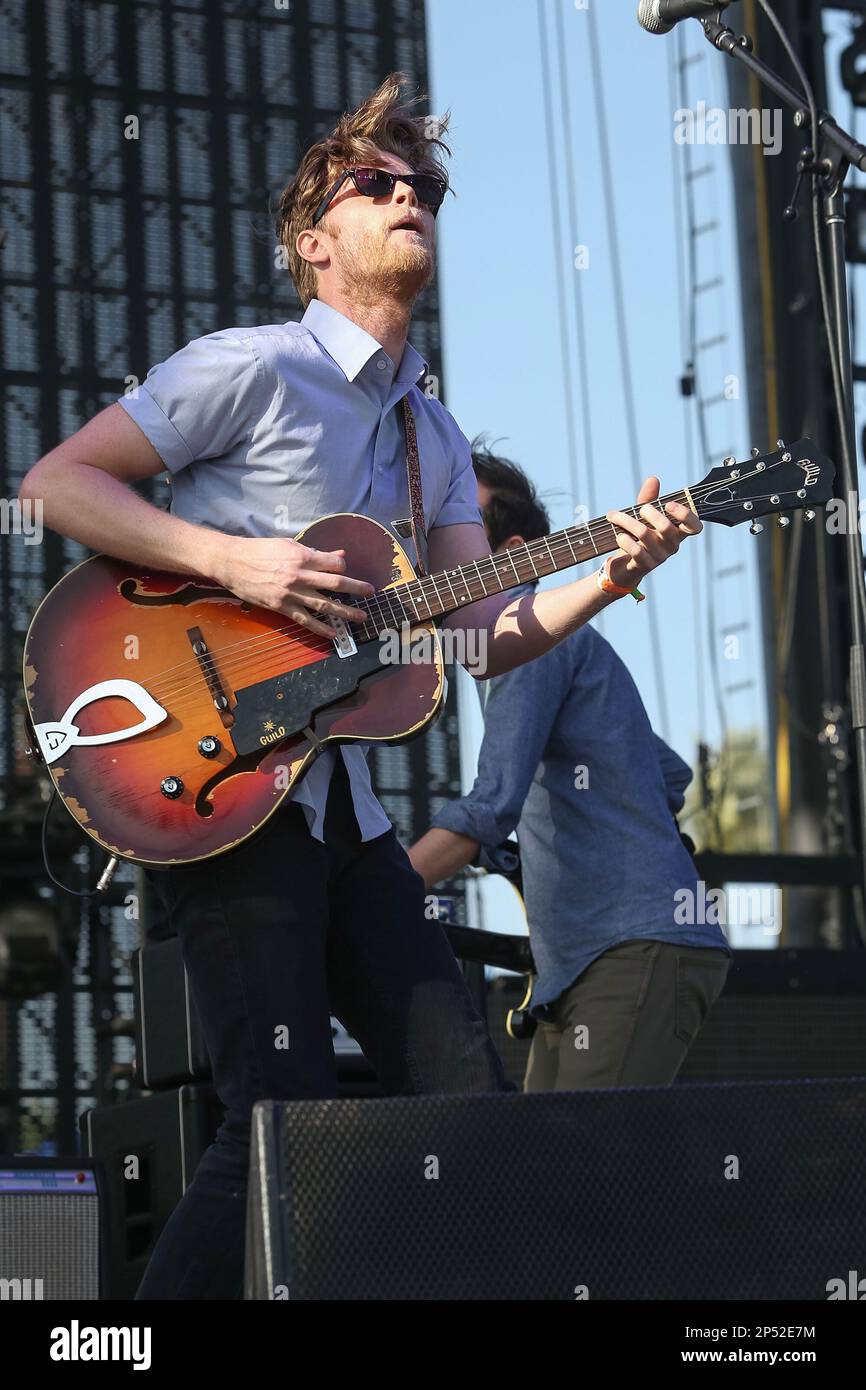 Wesley Keith Schultz of the Lumineers performs on stage during the 2013 ...