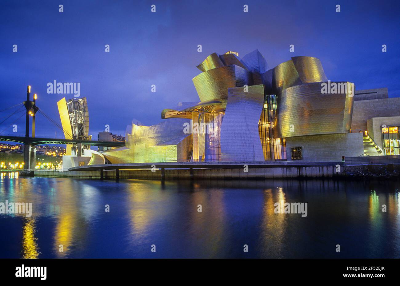 Guggenheim Museum by Frank O. Gehry. Bilbao. Vizcaya. Spain Stock Photo ...
