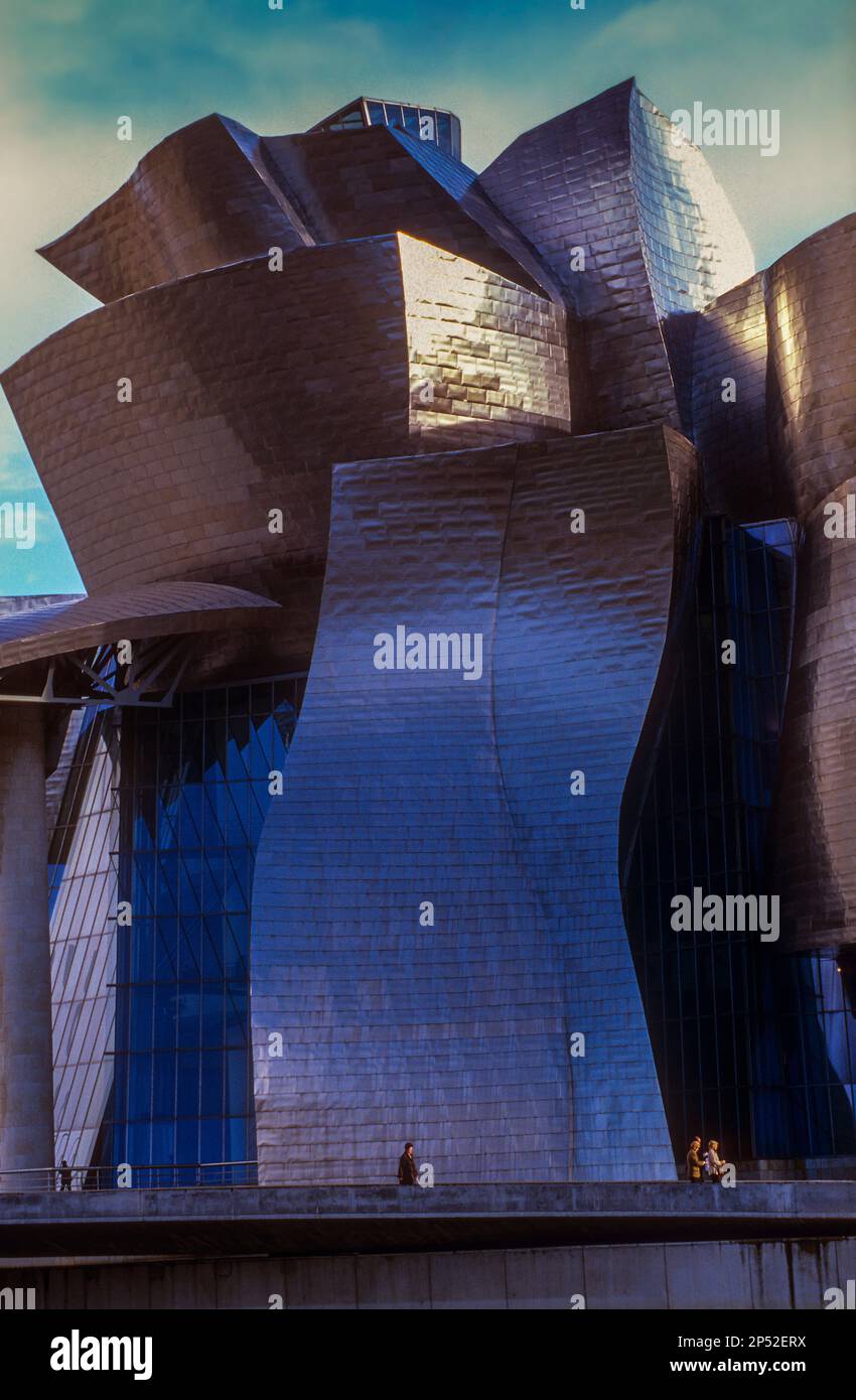 Guggenheim Museum by Frank O. Gehry. Bilbao. Vizcaya. Spain Stock Photo ...