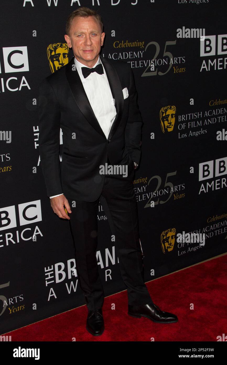 Daniel Craig arrives at the 2012 BAFTA Los Angeles Britannia Awards ...
