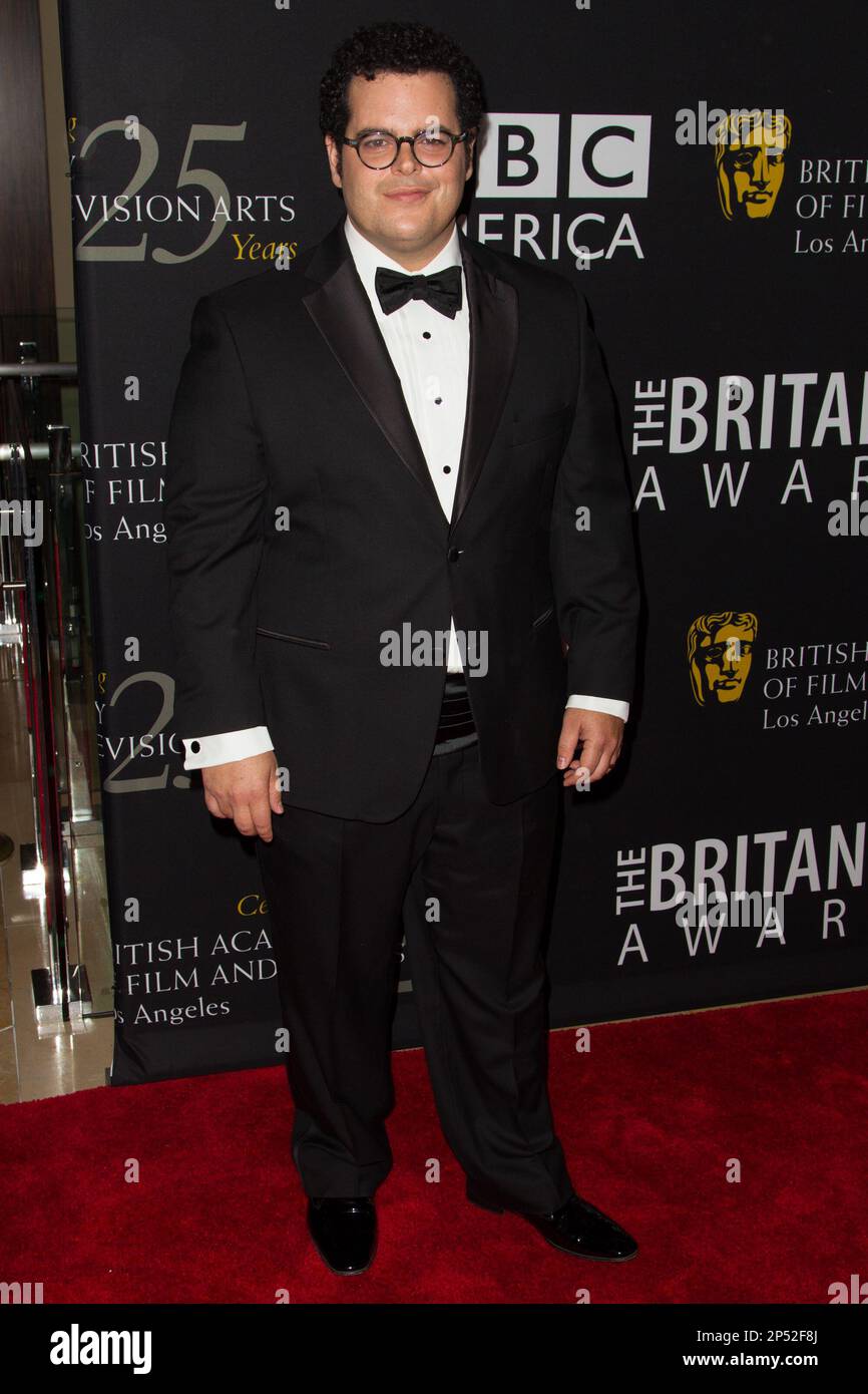 Josh Gad arrives at the 2012 BAFTA Los Angeles Britannia Awards ...