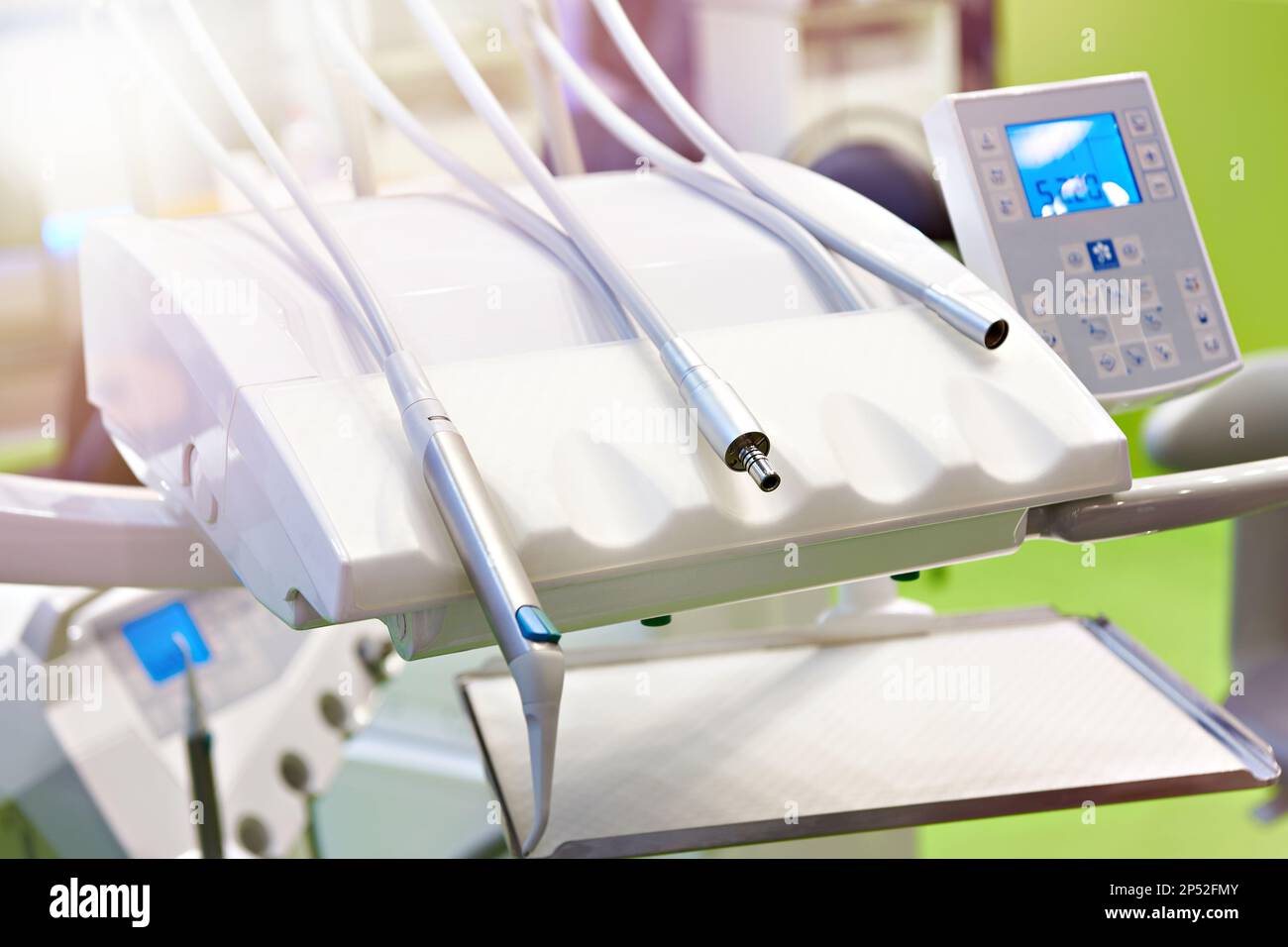 Instruments workplace stomatology Stock Photo - Alamy