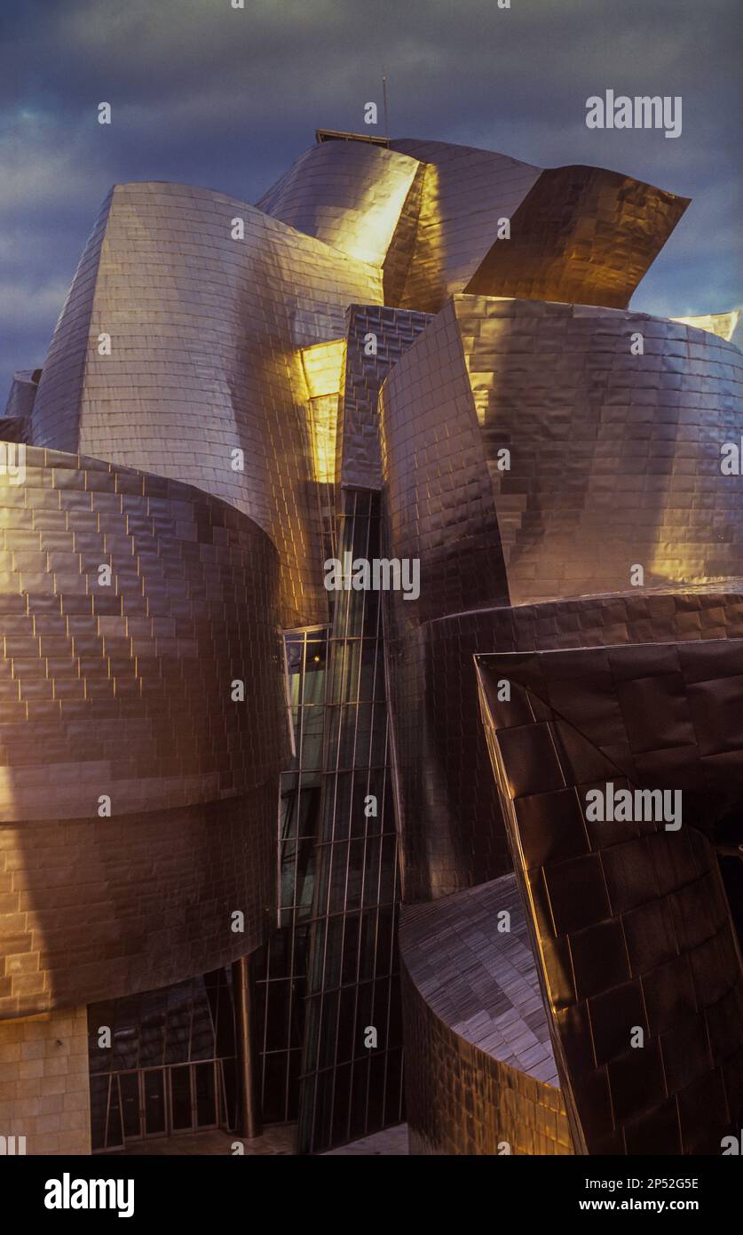 Guggenheim Museum by Frank O. Gehry. Bilbao. Vizcaya. Spain Stock Photo ...