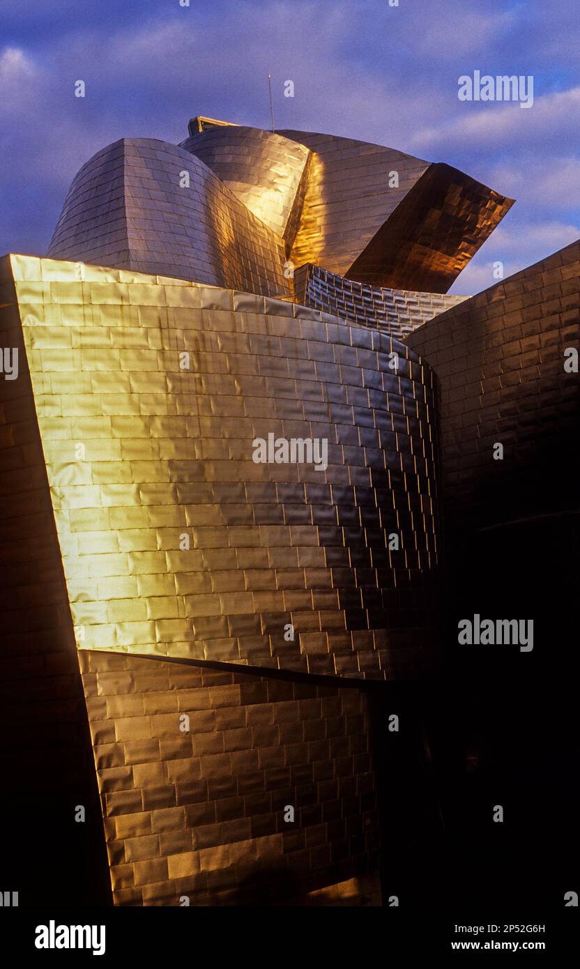 Guggenheim Museum by Frank O. Gehry. Bilbao. Vizcaya. Spain Stock Photo ...