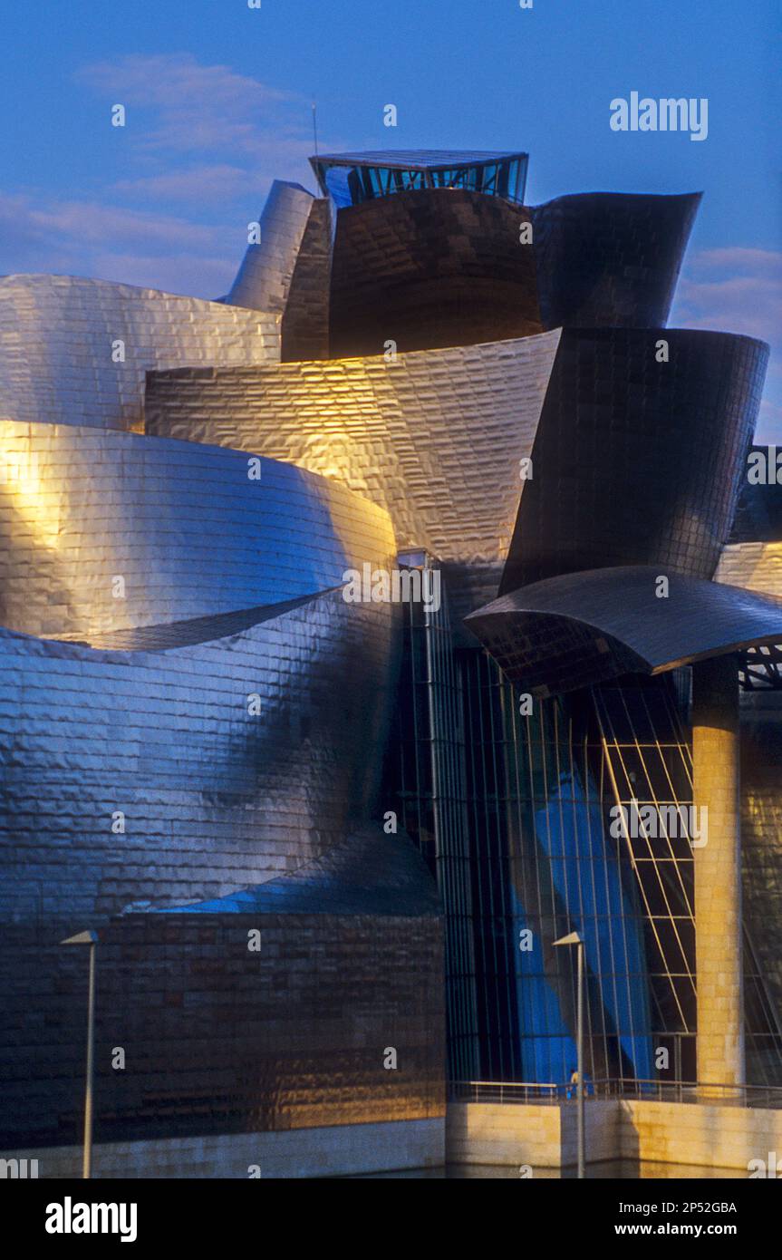 Guggenheim Museum by Frank O. Gehry. Bilbao. Vizcaya. Spain Stock Photo ...