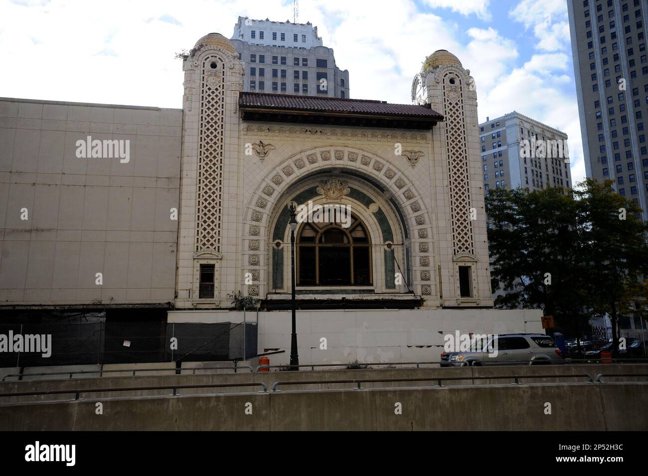 The historic National Theatre in downtown Detroit, seen in a Sept. 24 ...