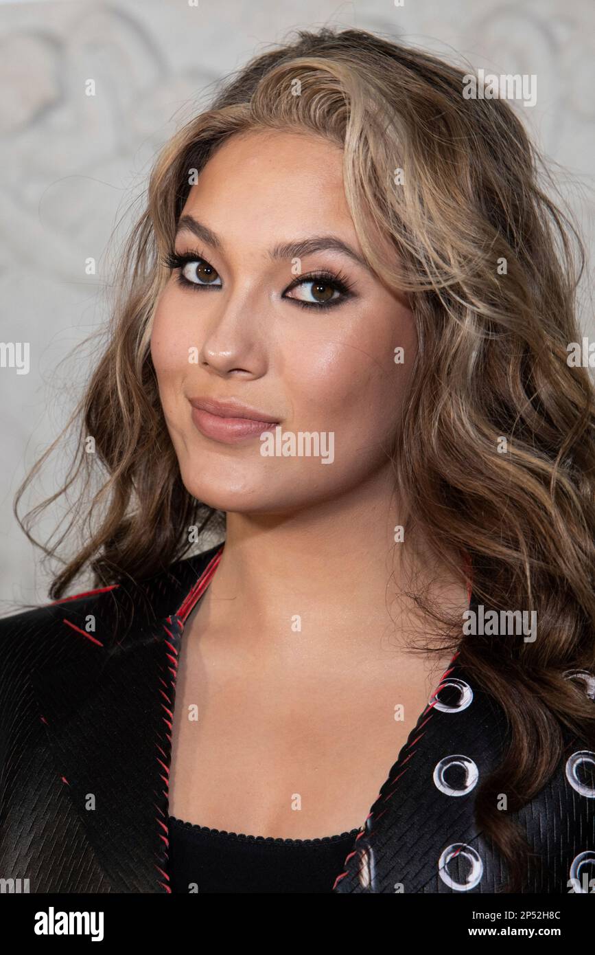 Eileen Gu attends the Louis Vuitton Fall/Winter 2023-2024 ready-to-wear ...