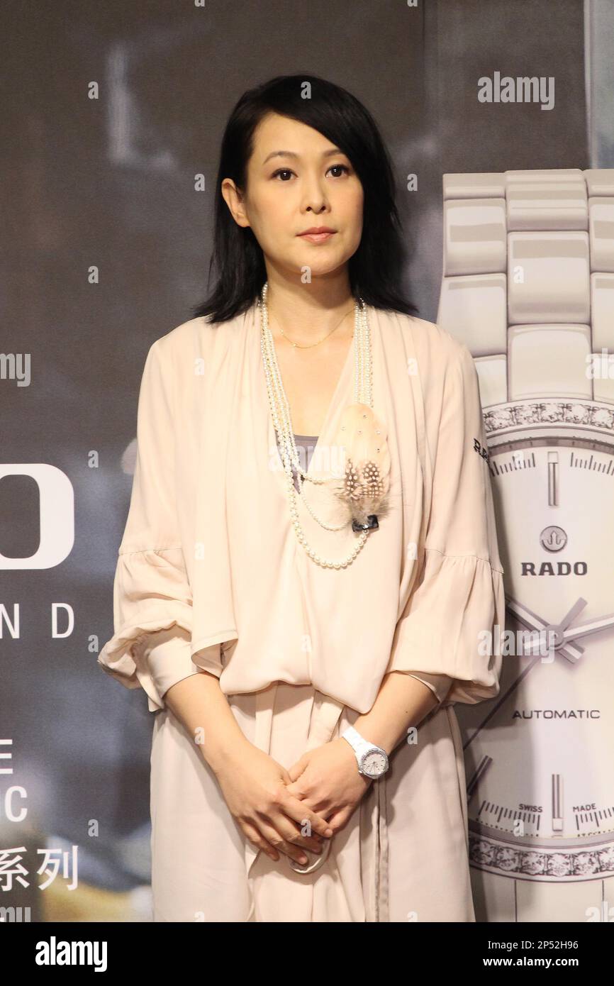 Singer Ren'e Liu attends opening ceremony at Taipei 101 in Taipei,China ...
