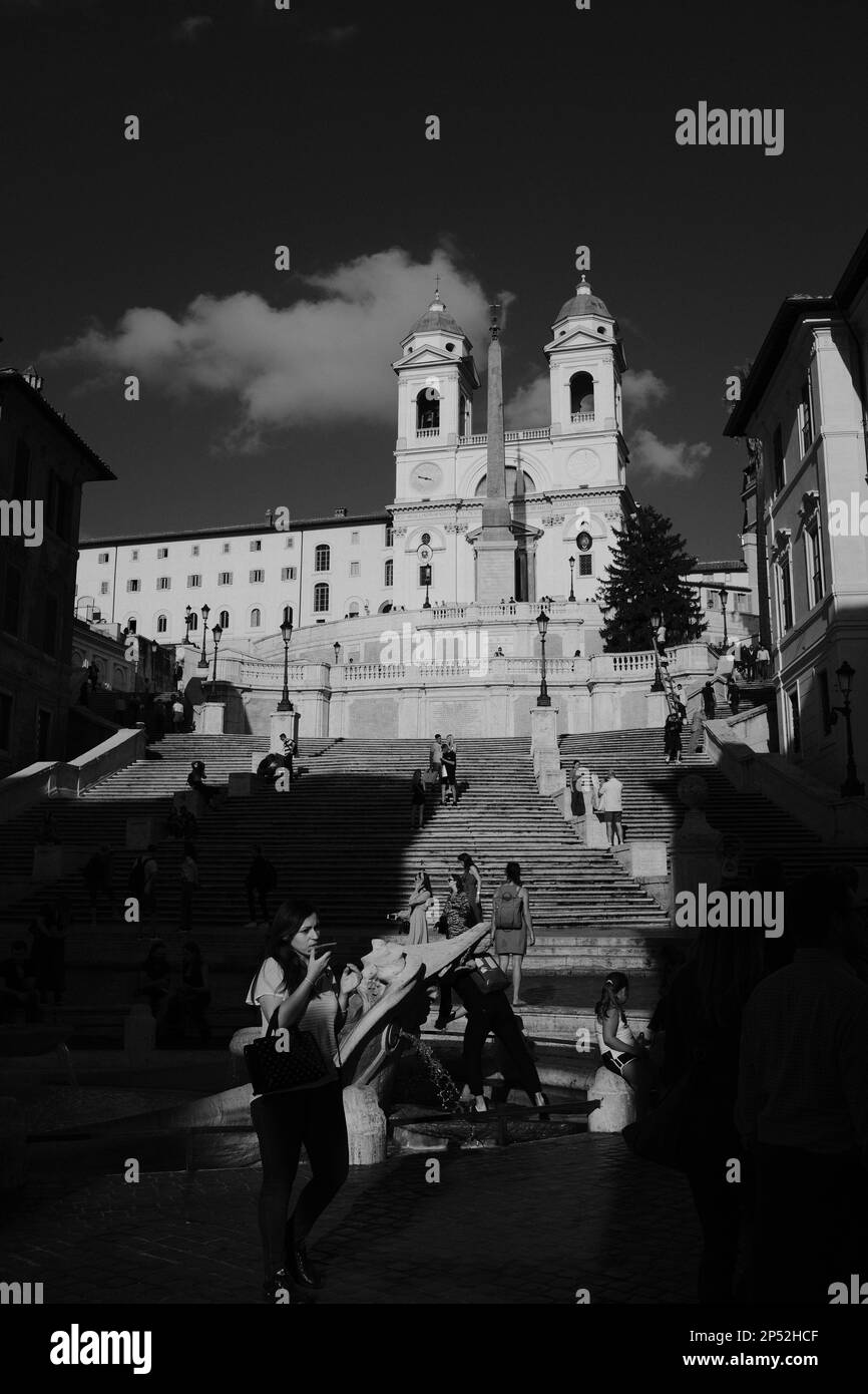 Italien spanish steps hi-res stock photography and images - Alamy