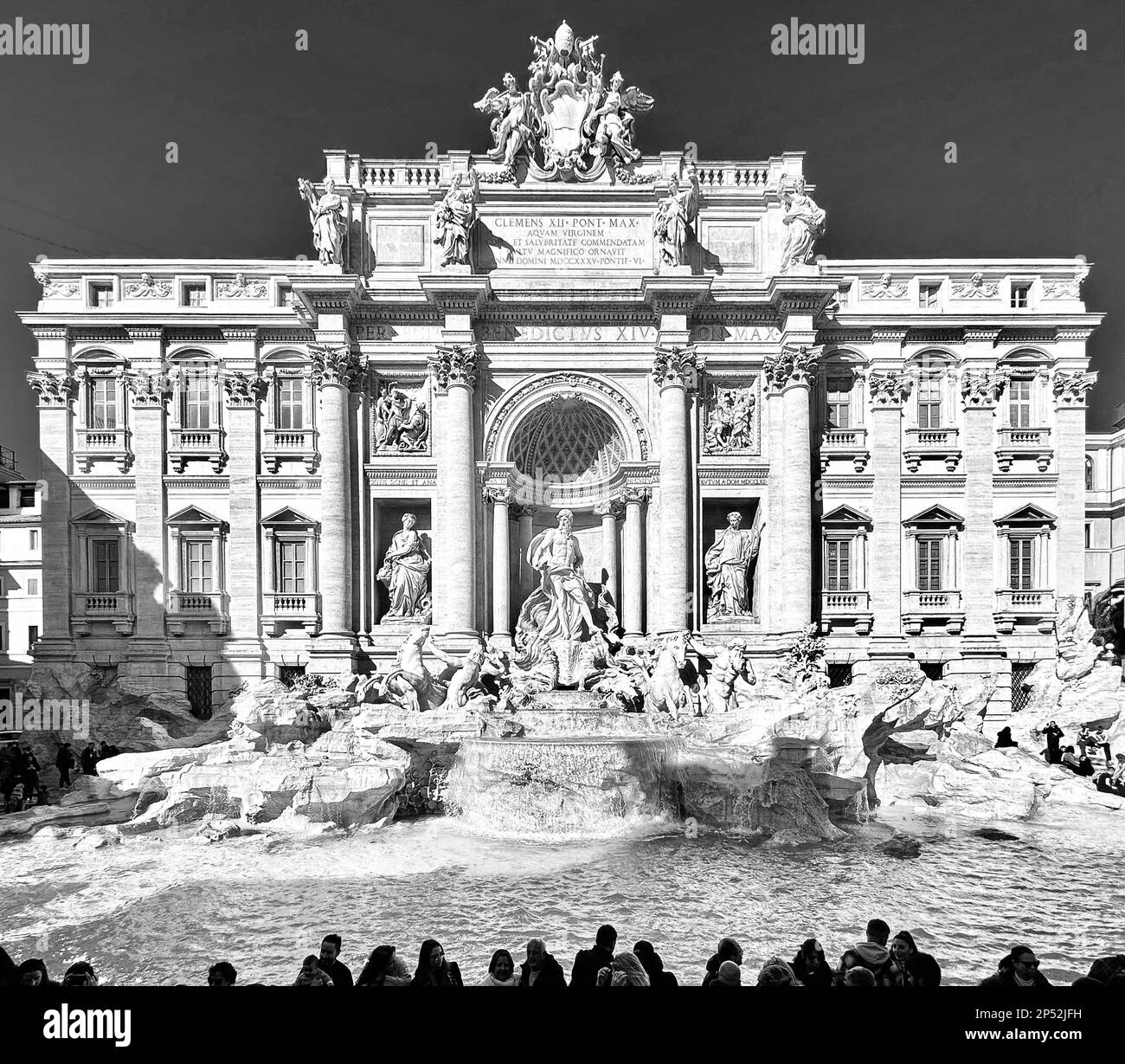 Trevi Fountain, the largest Baroque fountain and one of the most ...