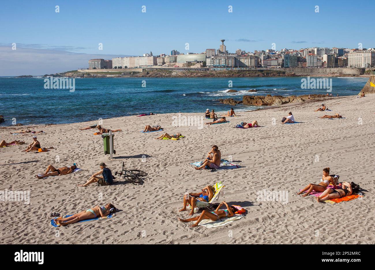 Riazor beach la coruña hi-res stock photography and images - Alamy