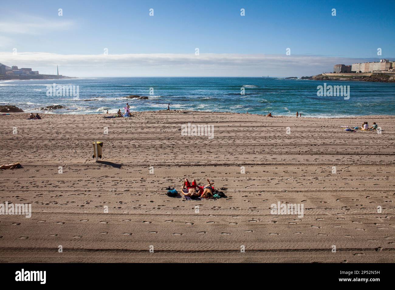Riazor beach la coruna hi-res stock photography and images - Alamy