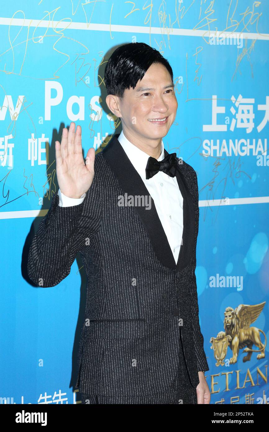 Actor Nick Cheung arrives on the red carpet for the 10th Huading Awards ...