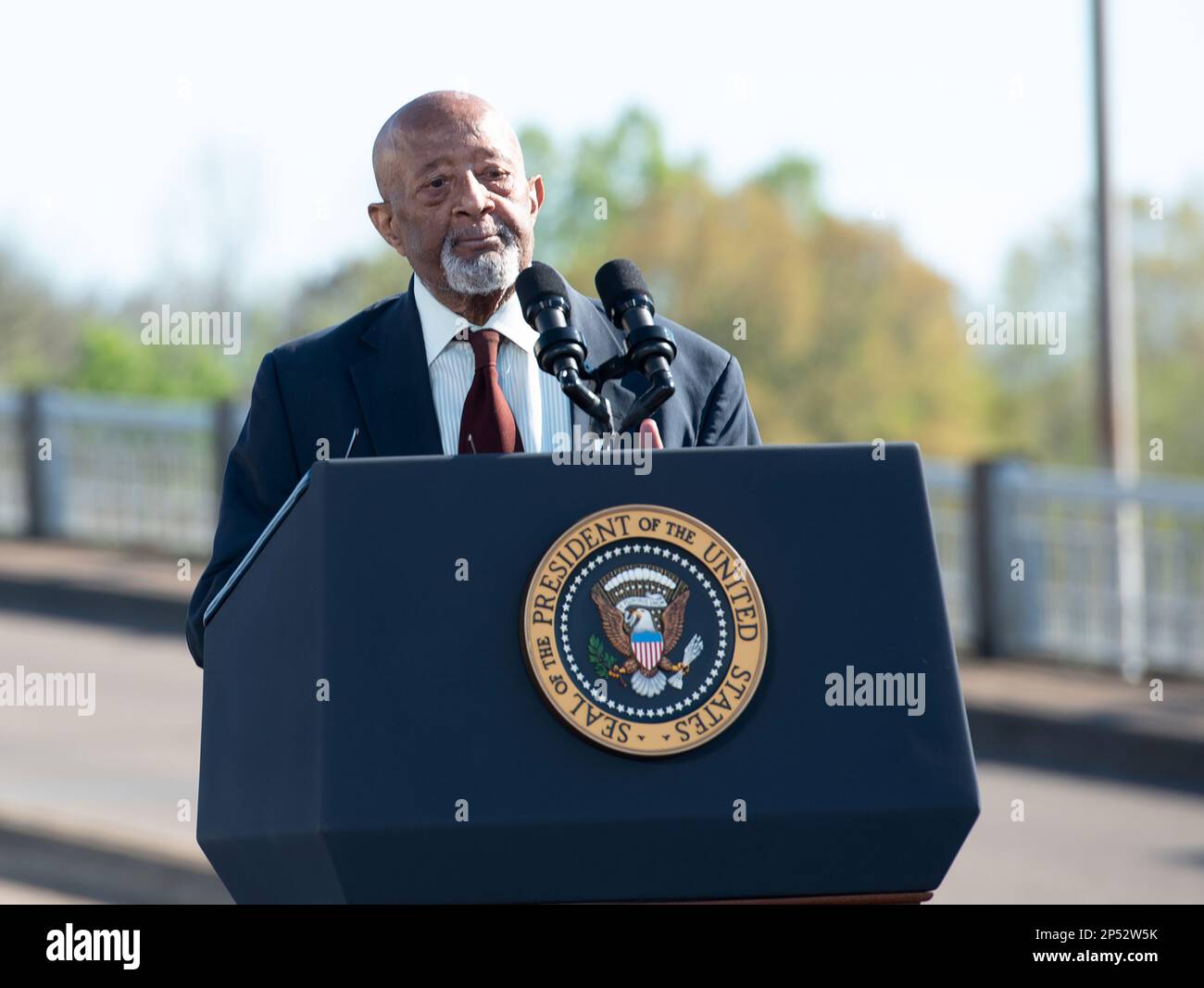 Selma, AL, USA. 5th Mar, 2023. Charles Mauldin introduces United States ...
