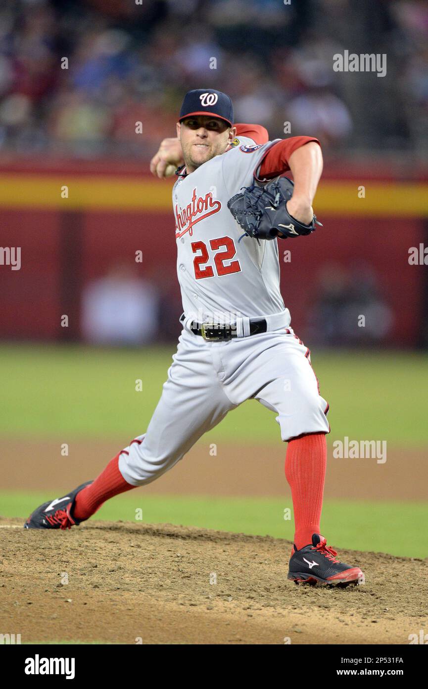 Washington Nationals pitcher Drew Storen (22) during a game against the ...