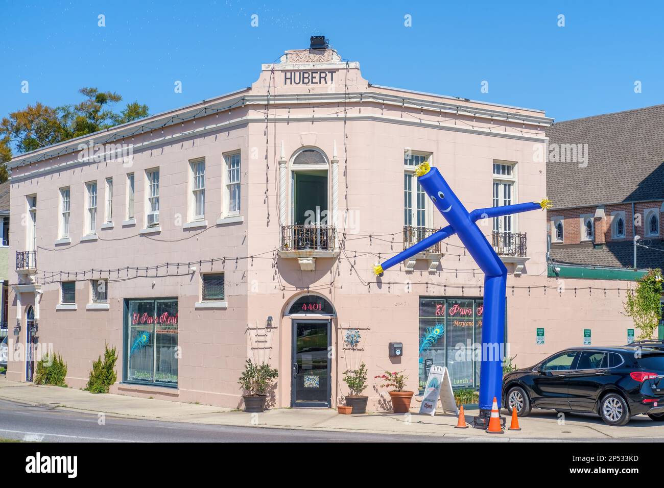 NEW ORLEANS, LA, USA - MARCH 5, 2023: Front view of the popular El Pavo ...
