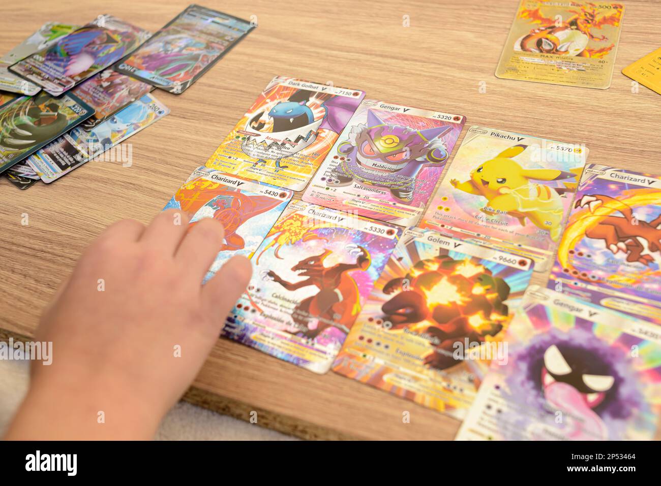 Pokemon cards collection hi-res stock photography and images - Alamy
