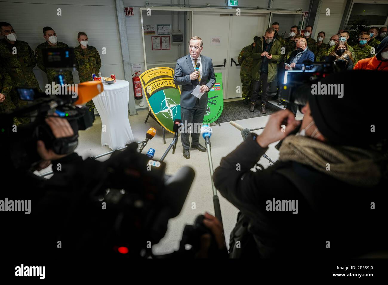 Rukla, Lithuania. 06th Mar, 2023. Boris Pistorius (SPD), Federal ...
