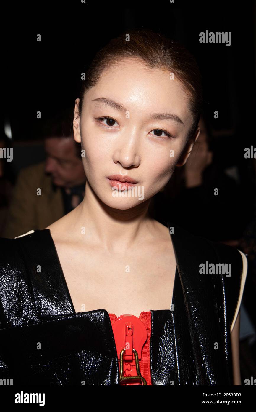 Zhou Dongyu attends the Louis Vuitton Fall/Winter 2023-2024 ready-to ...
