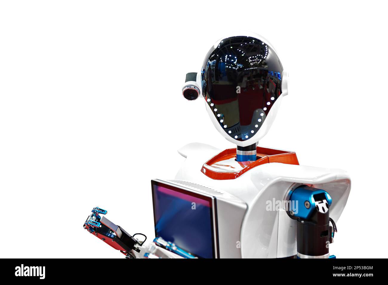 Android robot isolated white Stock Photo - Alamy