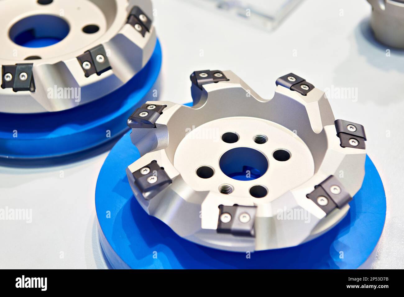 Heavy duty face mill on exhibition Stock Photo - Alamy