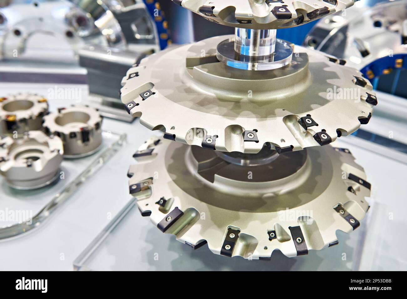 Axial drive slotter mills in store Stock Photo - Alamy