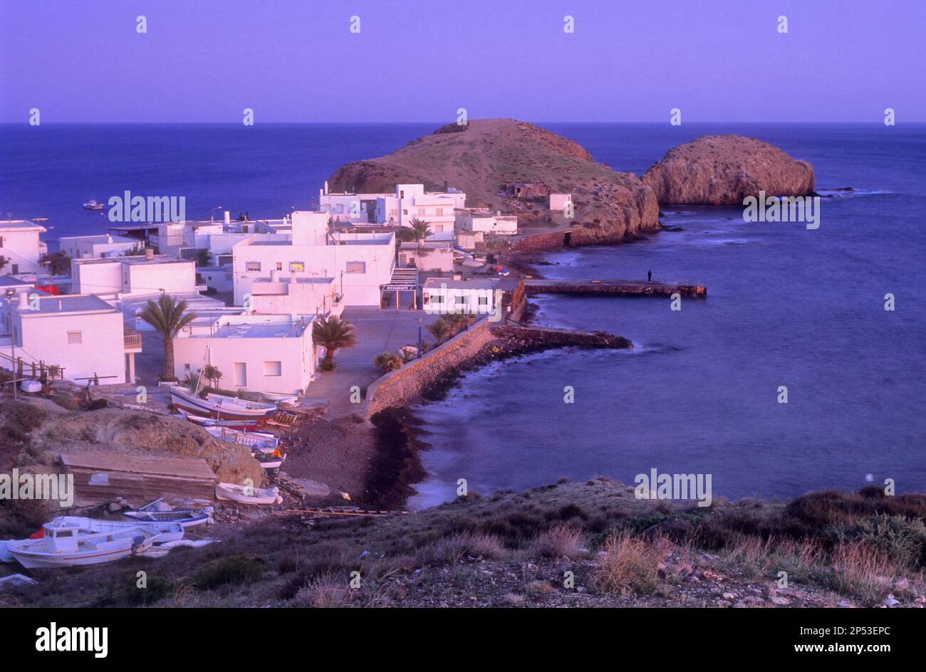 La Isleta del Moro. Is a fishing village. Cabo de Gata-Nijar Natural ...