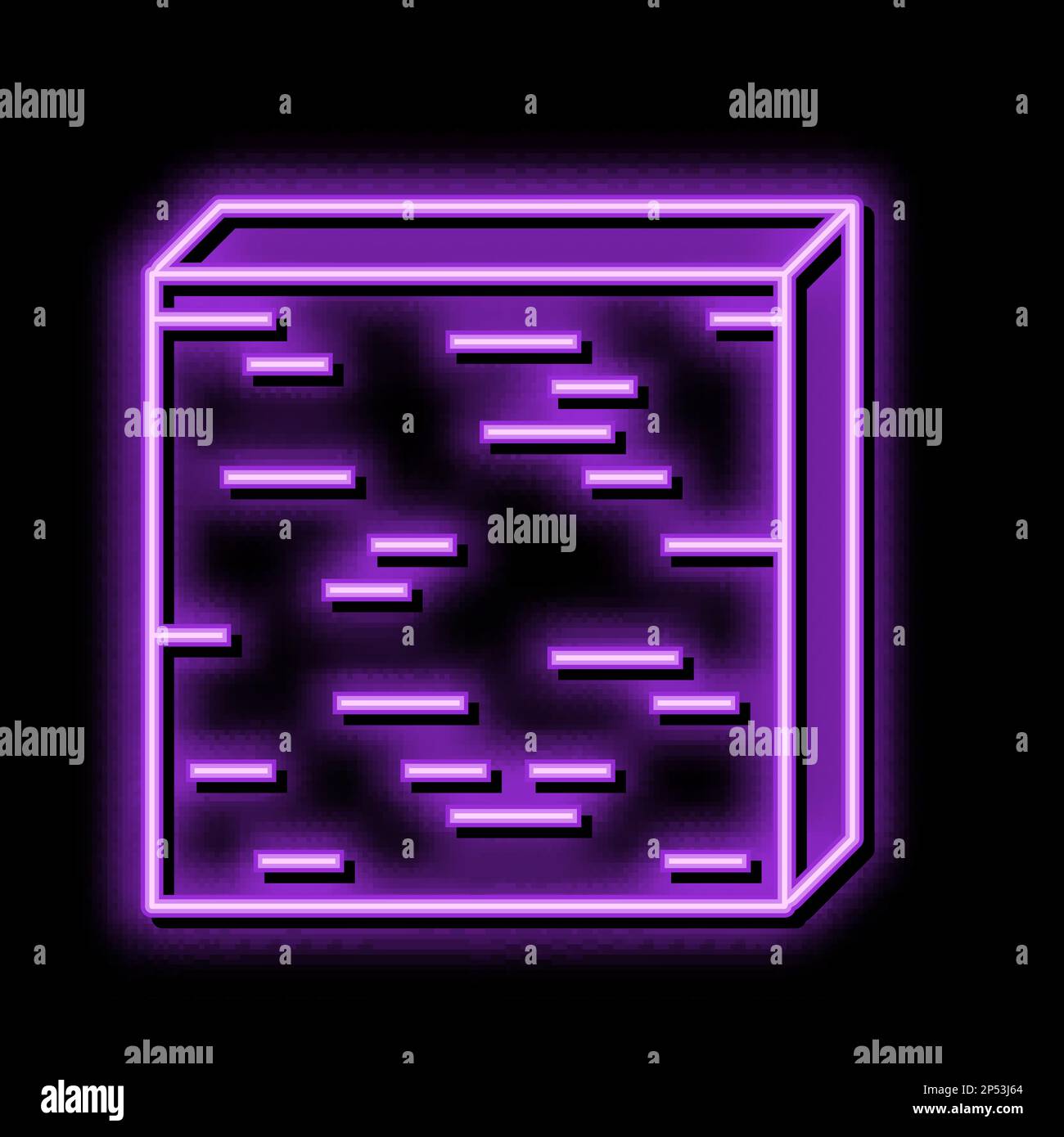 bronze metal copper neon glow icon illustration Stock Vector Image ...