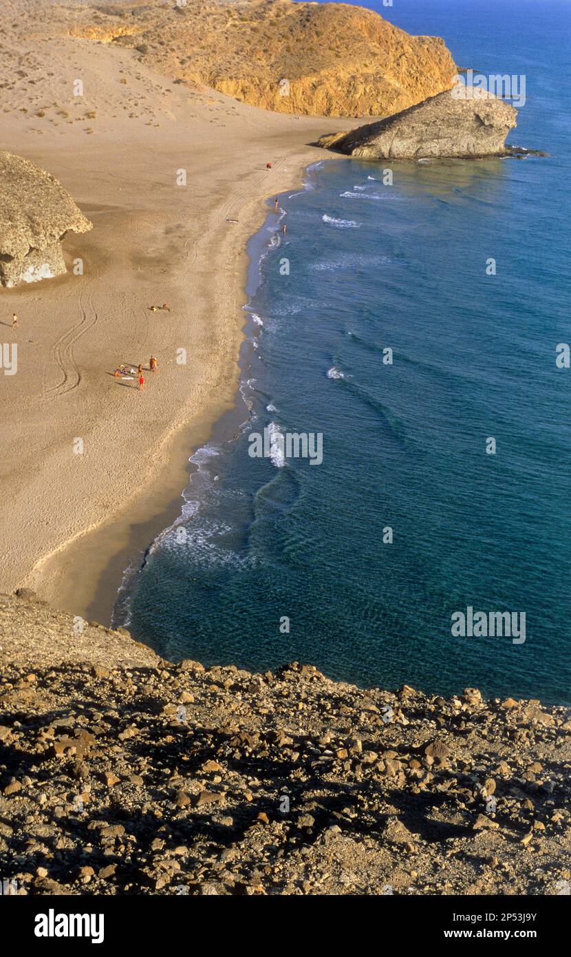 Mónsul beach.Cabo de Gata-Nijar Natural Park. Biosphere Reserve ...