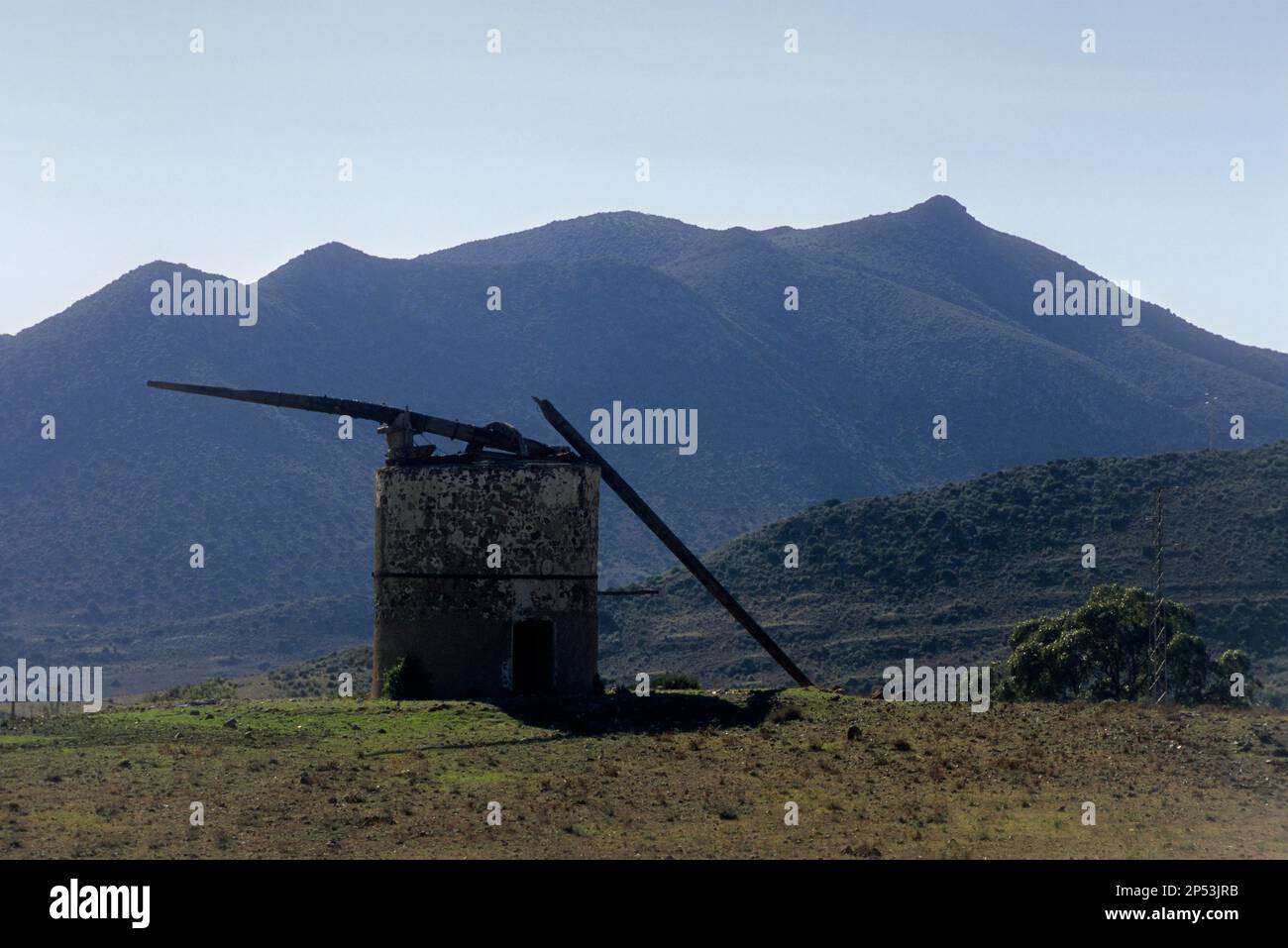 `El Pozo de los Frailes´. Ruins of an old mill. Cabo de Gata-Nijar ...