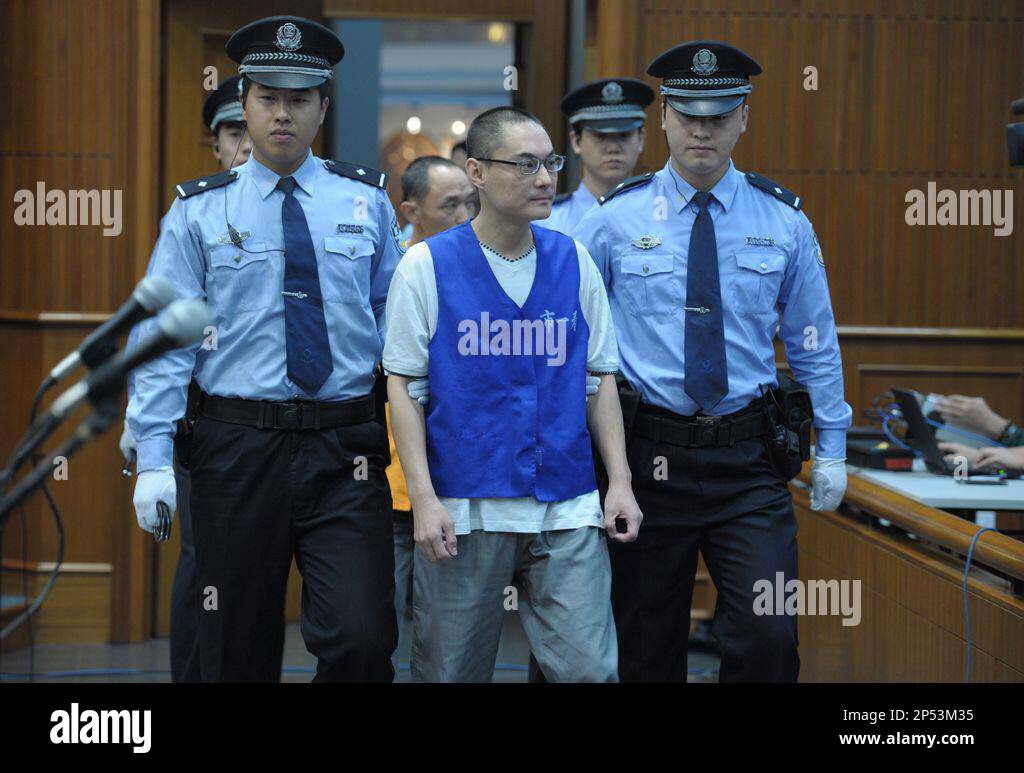 Han Lei (C), who has been charged with intentional homicide for killing ...