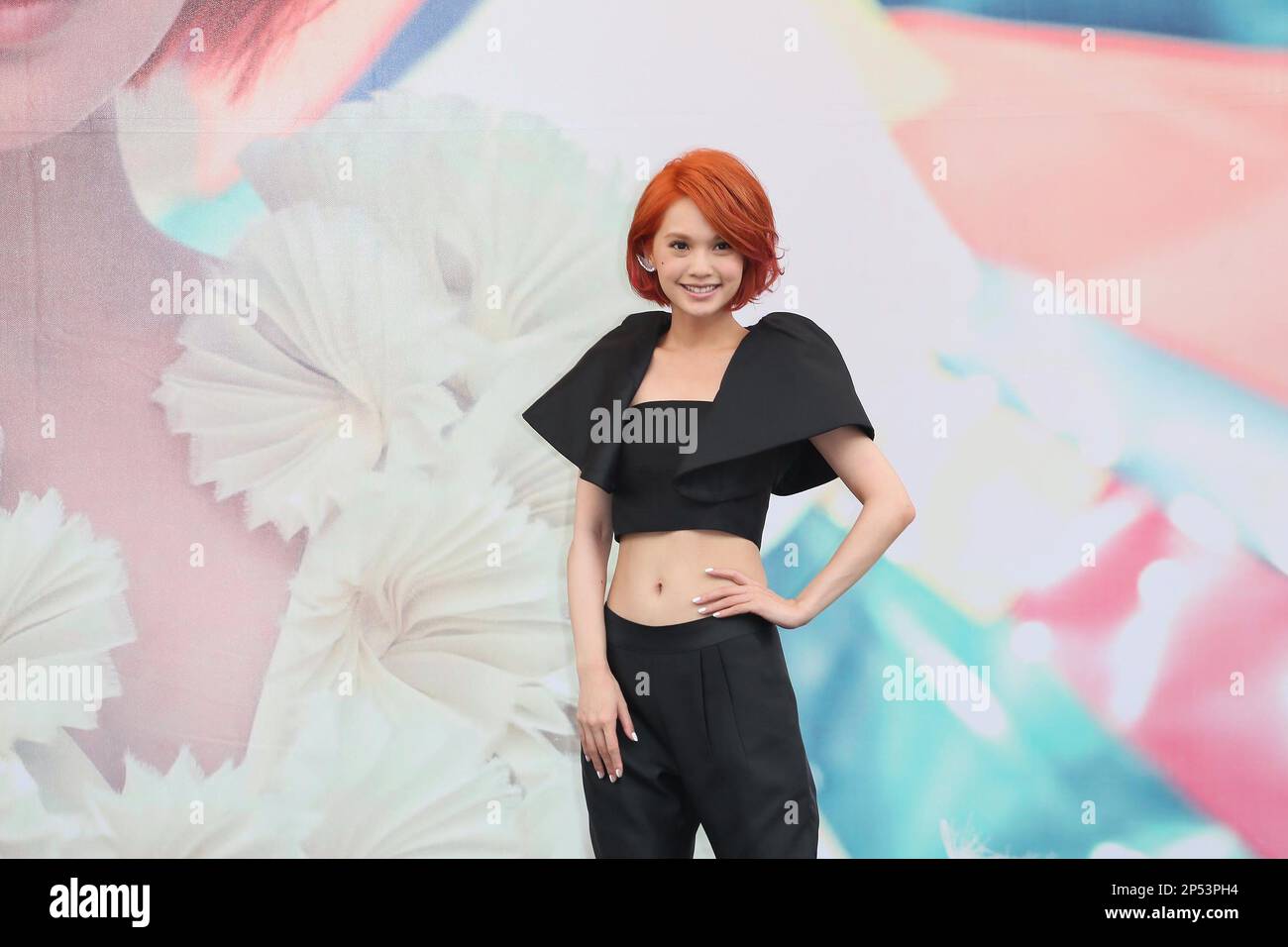 Tai Wan singer Rainie Yang promotes her new album in Taipei,China on ...