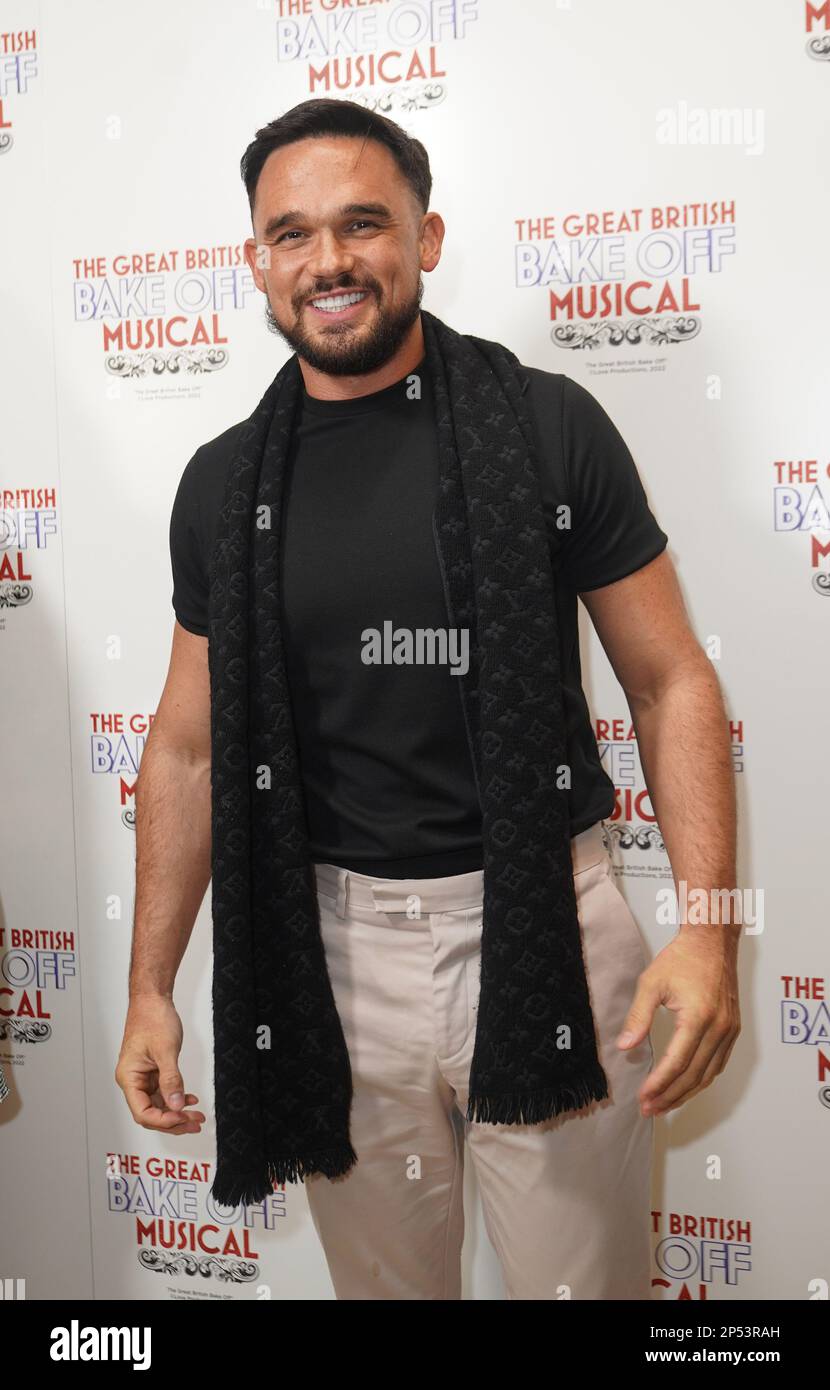 Gareth Gates attending the West End opening of The Great British Bake ...