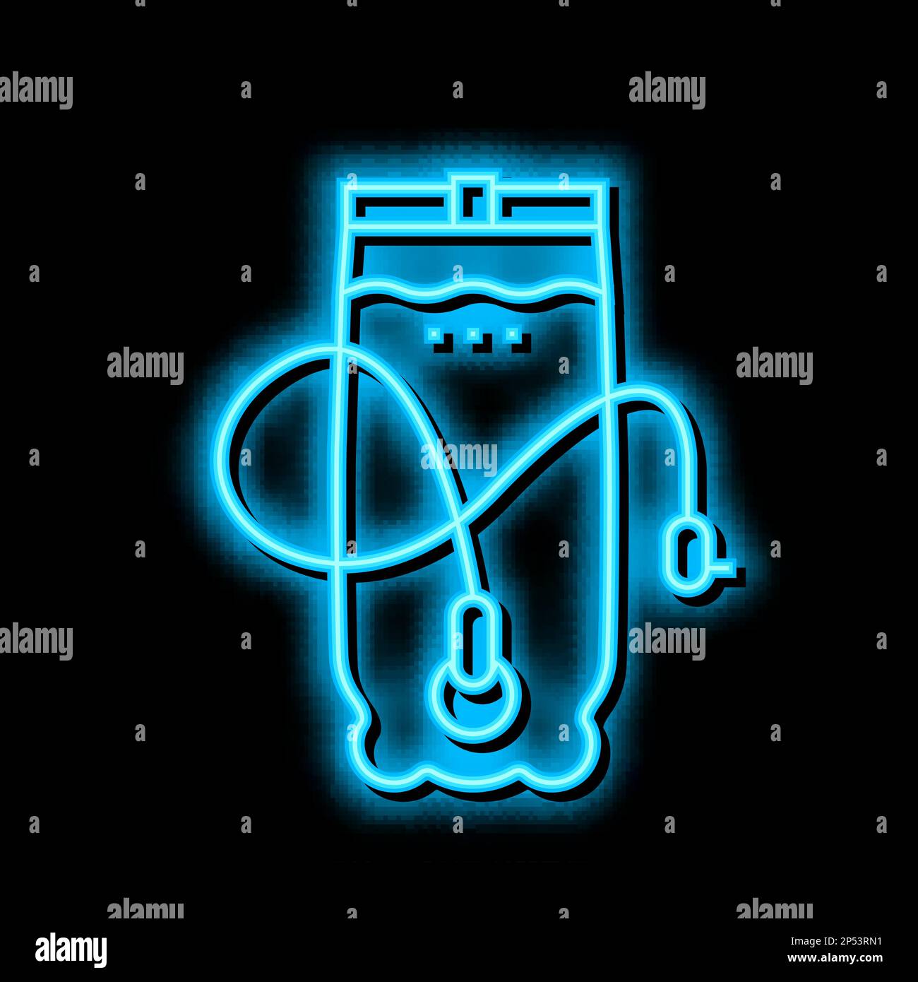 hydration pack neon glow icon illustration Stock Vector Image & Art - Alamy