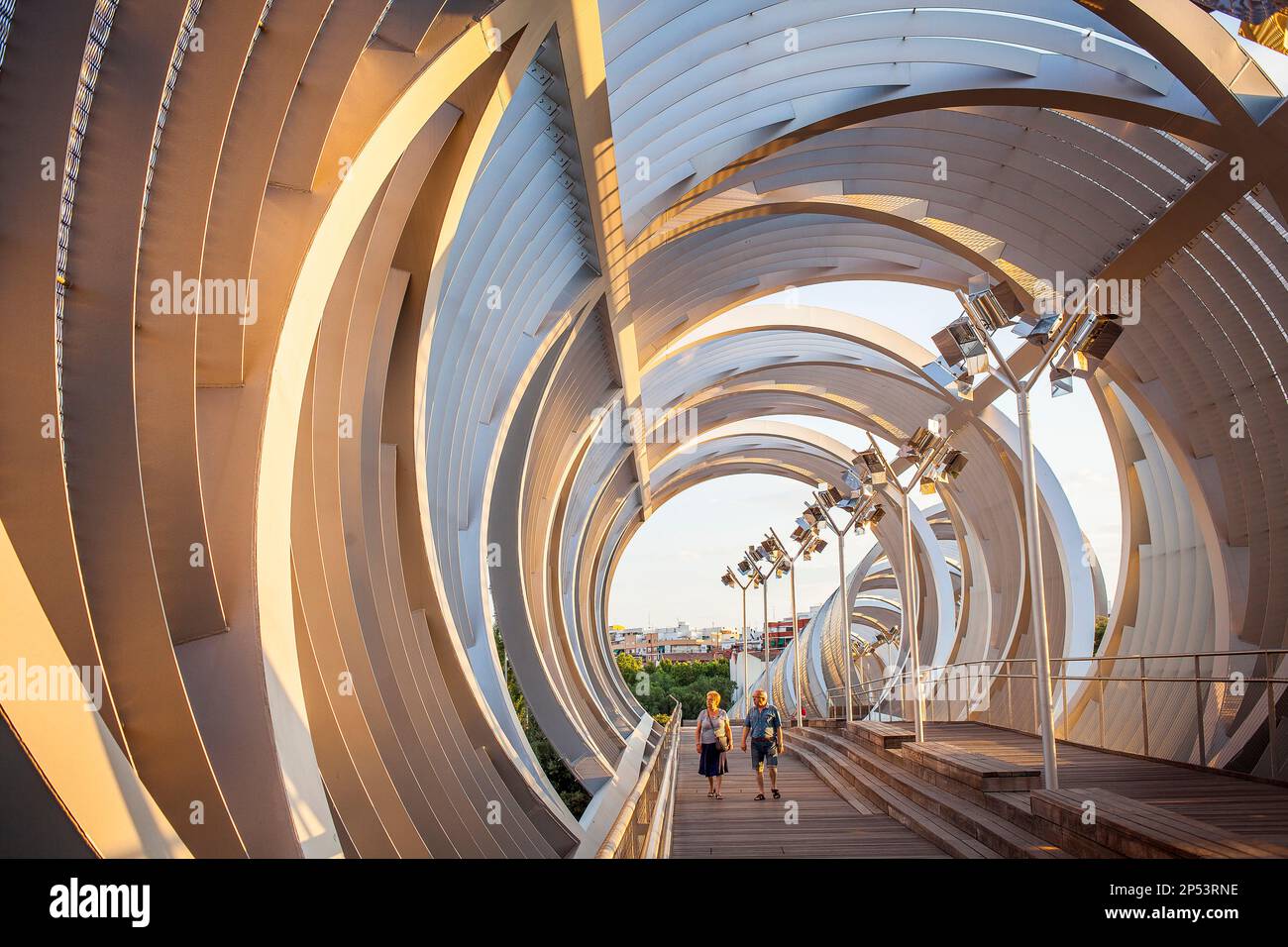 Helicoidal bridge hi-res stock photography and images - Alamy