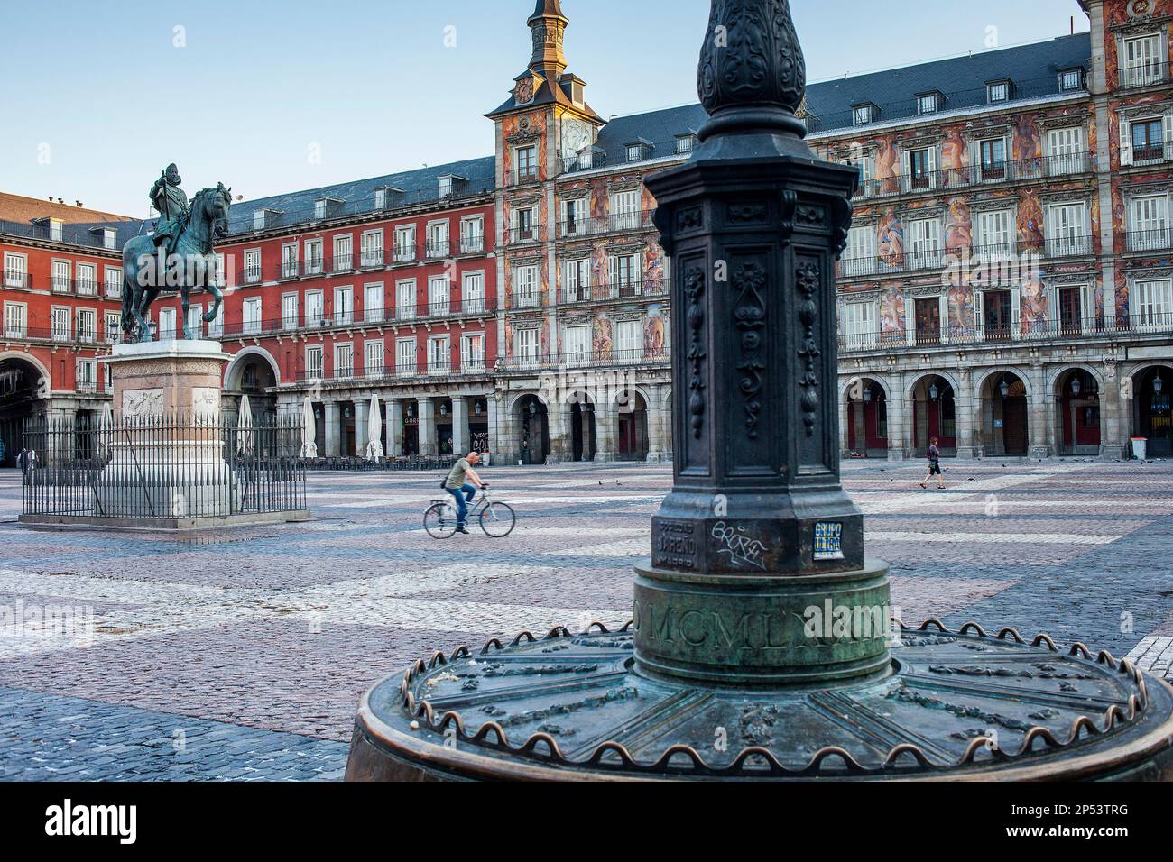 Plaza Mayor (Main Square). Madrid. Spain Stock Photo - Alamy