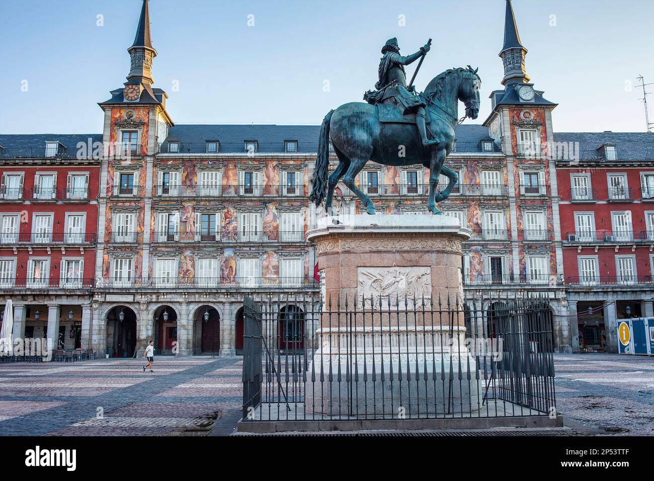Plaza Mayor (Main Square). Madrid. Spain Stock Photo - Alamy
