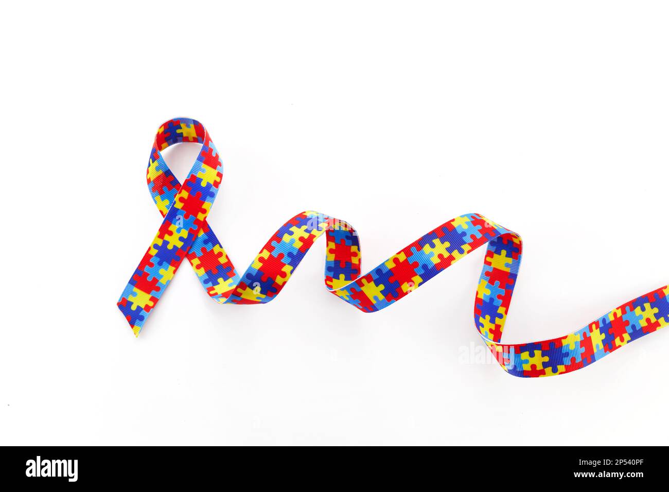 World Autism awareness and pride day or month with Puzzle pattern ...