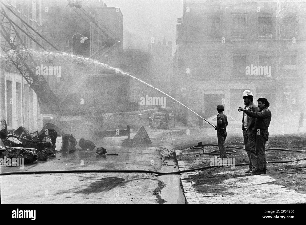 Archives 80ies: Demolition site in an unhealthy area, Part-Dieu ...