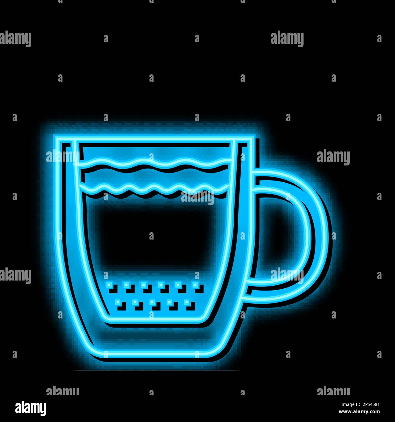 Double turkish coffee Stock Vector Images - Alamy