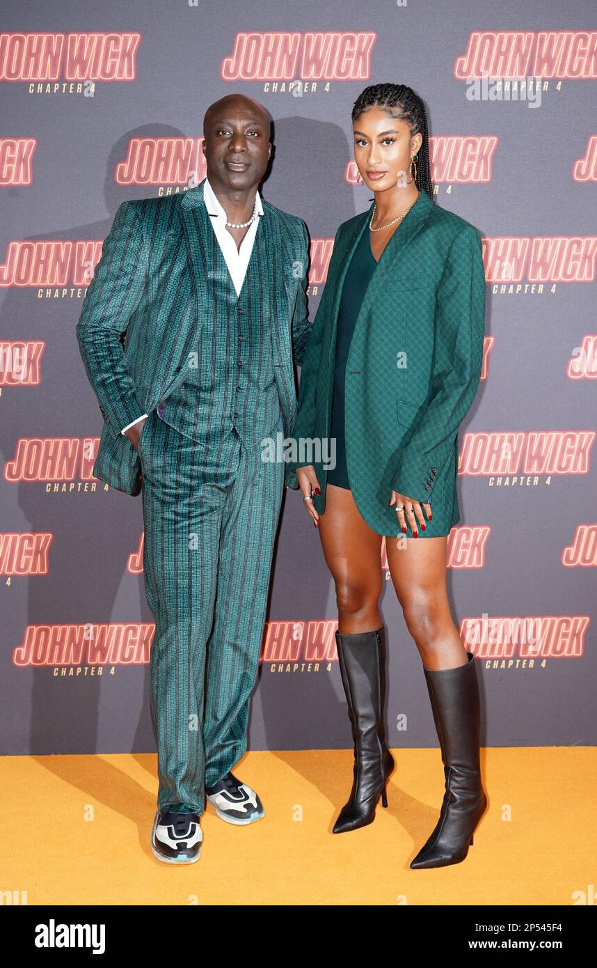 Ozwald Boateng (left) and his daughter Emilia attending the gala ...