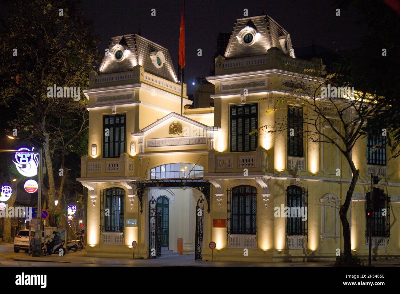 Vietnam, Hanoi, Commissariat de Police Stock Photo - Alamy