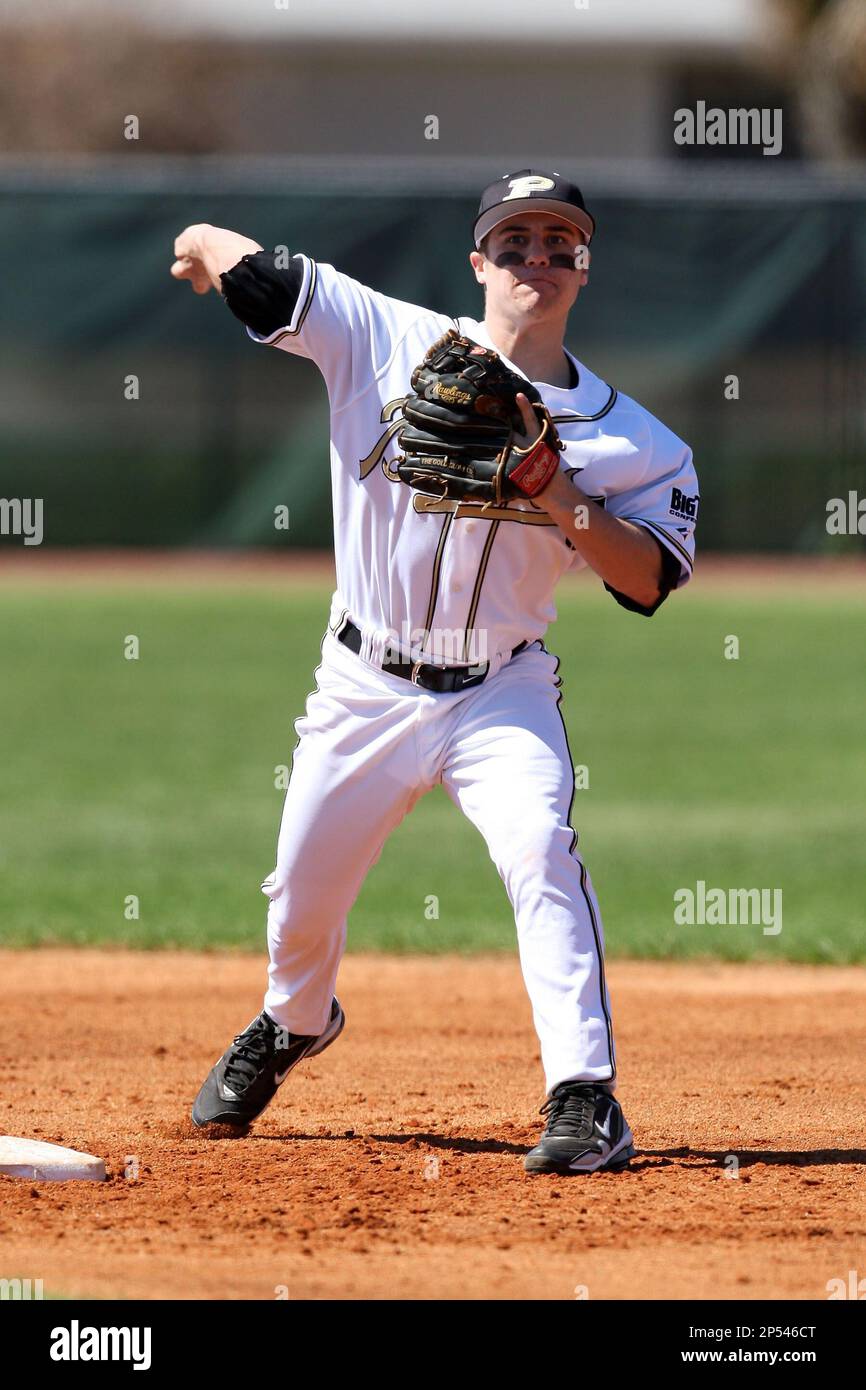 February 26, 2010: Second Baseman Jake Hansen of the Purdue ...